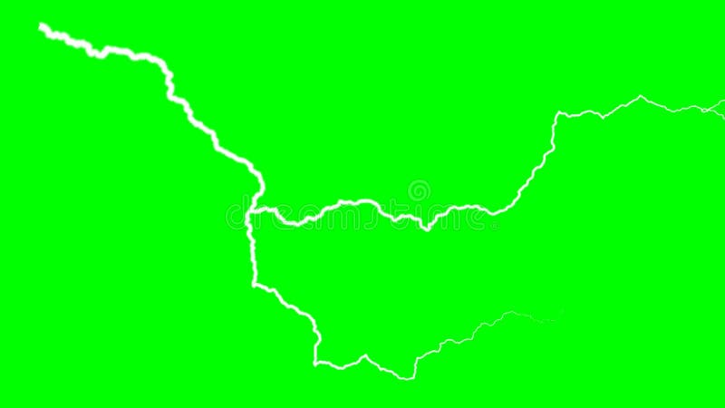 Lighting Bolt Motion Graphics with Green Screen Background 3 Stock ...