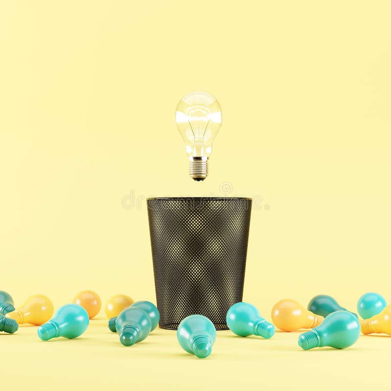 Bulb and floating island stock illustration. Illustration of ecologic ...