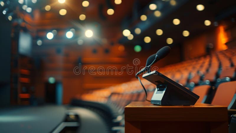 The Lighting Can Be Adjusted According To the Needs of the Presenter ...