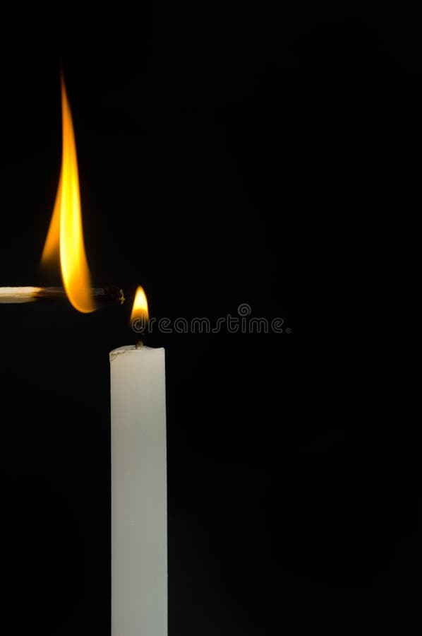Lighting Candle stock photo. Image of candle, object - 23966234