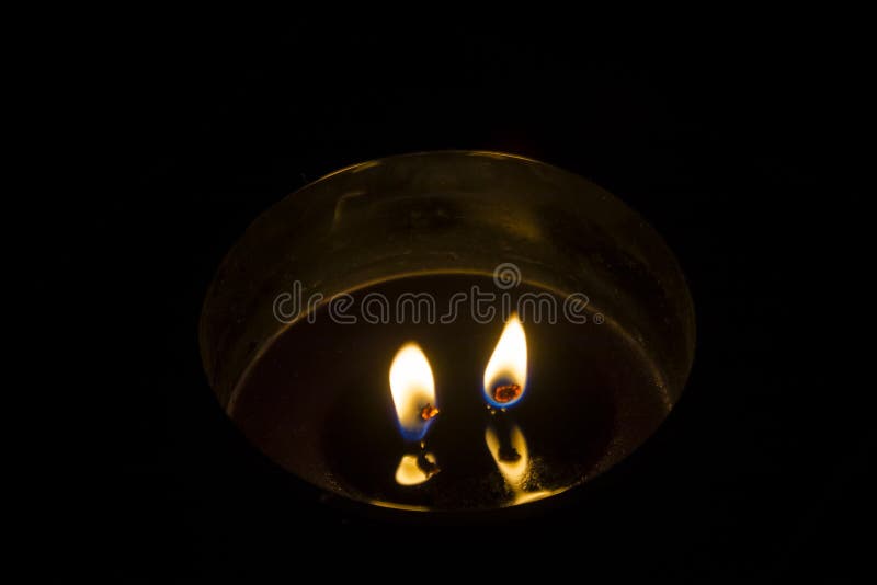 Lighting Candles in the Shadow at Night Stock Photo - Image of lighting ...