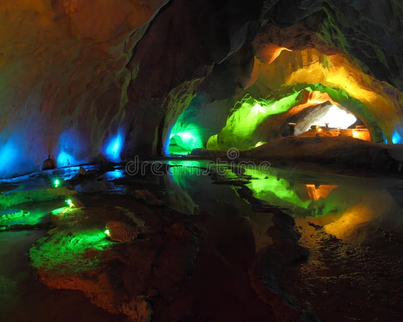 Lighting cave stock image. Image of legend, background - 15544341