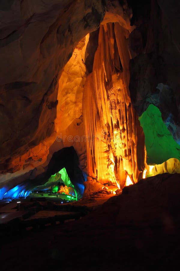 Lighting cave stock photo. Image of background, abstract - 15647876