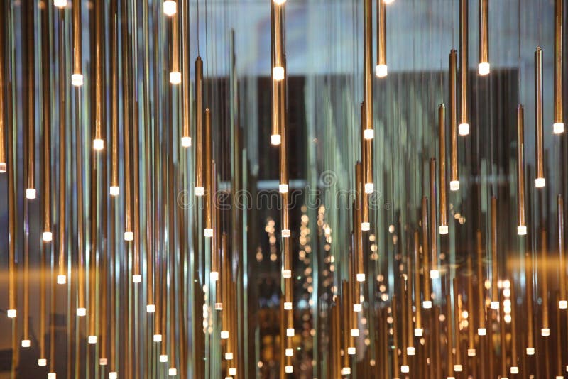 Lighting Decorative Device for the Ceiling in the Building Stock Image ...