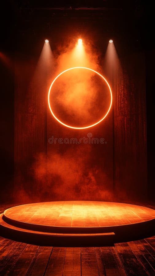 Lighting Design with Circular Beam and Waterfall Effect in Performance ...