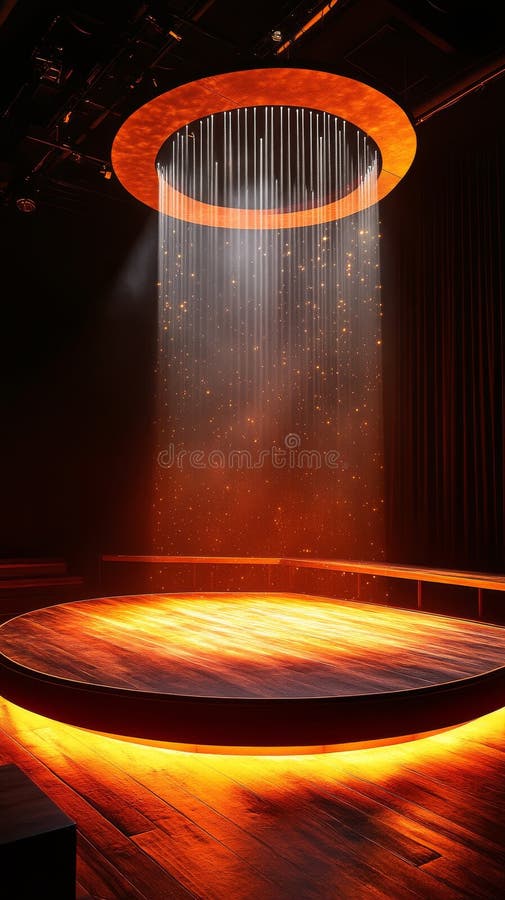 Lighting Design with Circular Beam and Waterfall Effect in Performance ...
