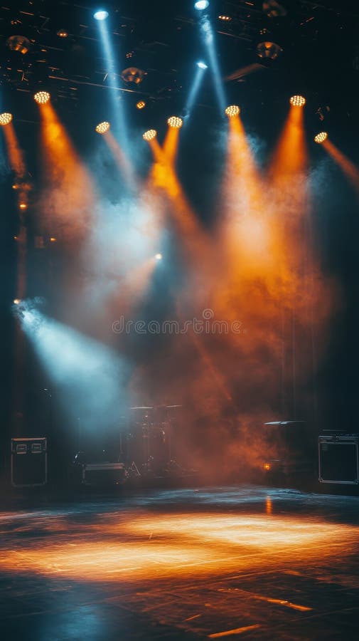 Lighting Design Creates Dramatic Atmosphere on a Stage for a ...