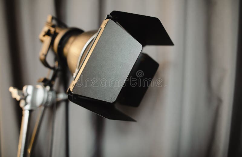 Lighting Device for Photography Studio. Stock Image - Image of lighting ...