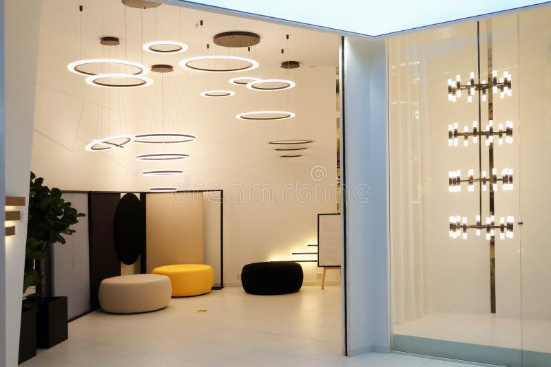 Lighting Display Window Shop Window Store Window Front Stock Photo ...