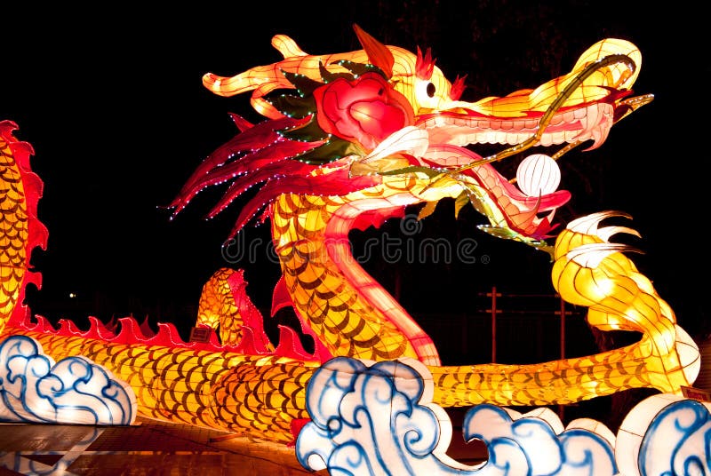 Lighting dragon-1 stock image. Image of east, traditional - 22023463