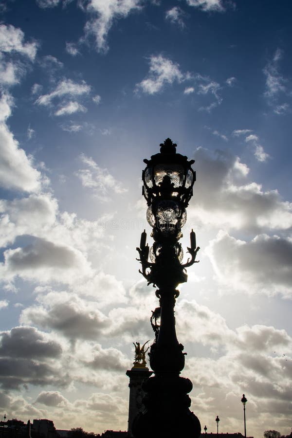 Lighting Feature in Paris stock image. Image of neat - 95327675