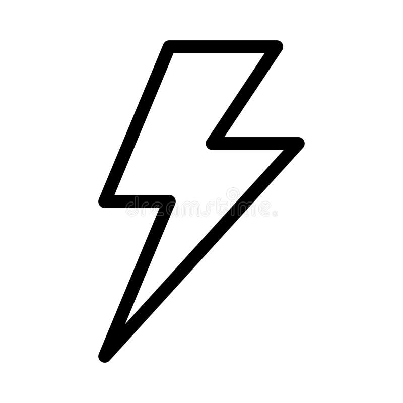 Lighting Flags Thin Line Vector Icon Stock Illustration - Illustration ...