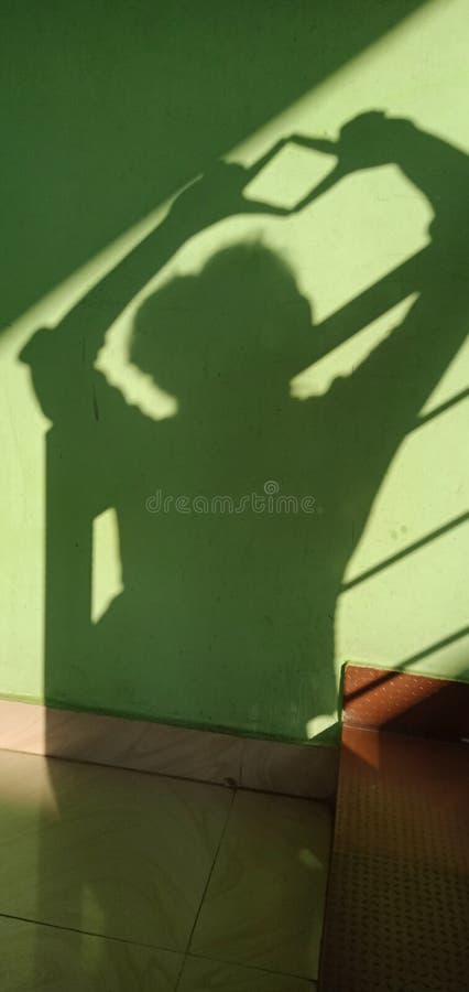 Lighting,girls Shadow, Dancing Girls Shadow,lighting Show, Stock Photo ...