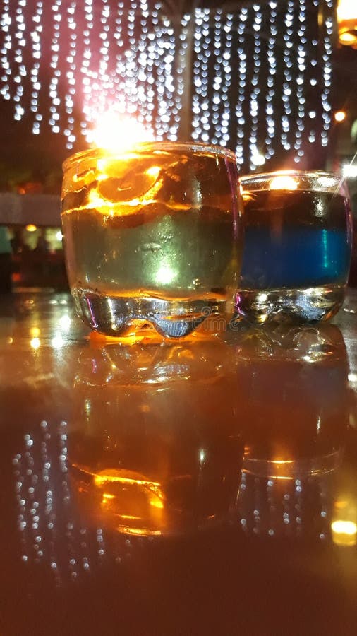 Lighting Glass Bar Reflection Stock Photo - Image of glass, wine: 223741554