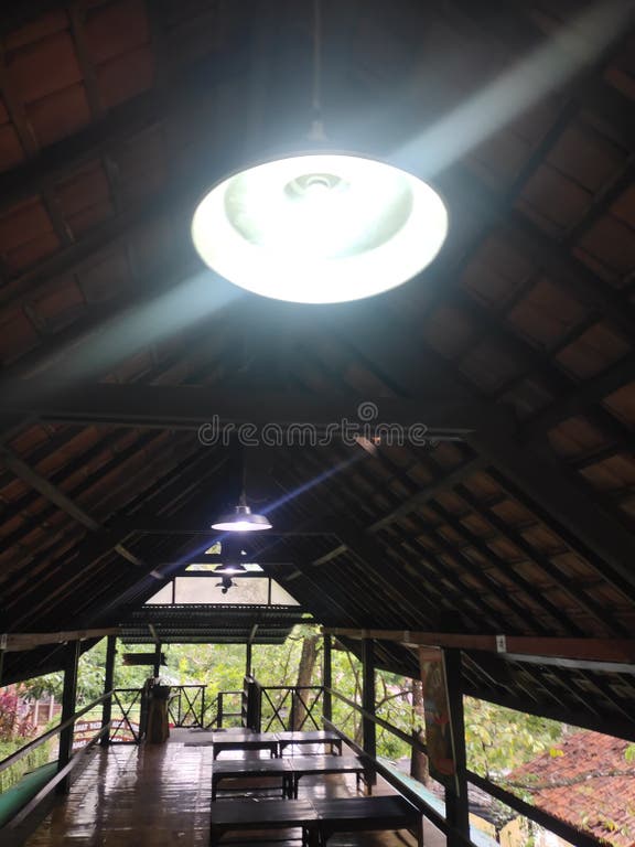 Lighting Inside Dark Areas in the Afternoon Stock Photo - Image of ...