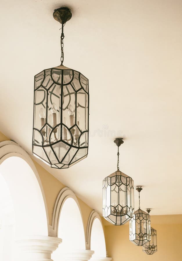 Lighting Interior Decoration Stock Photo - Image of frame, lighting ...