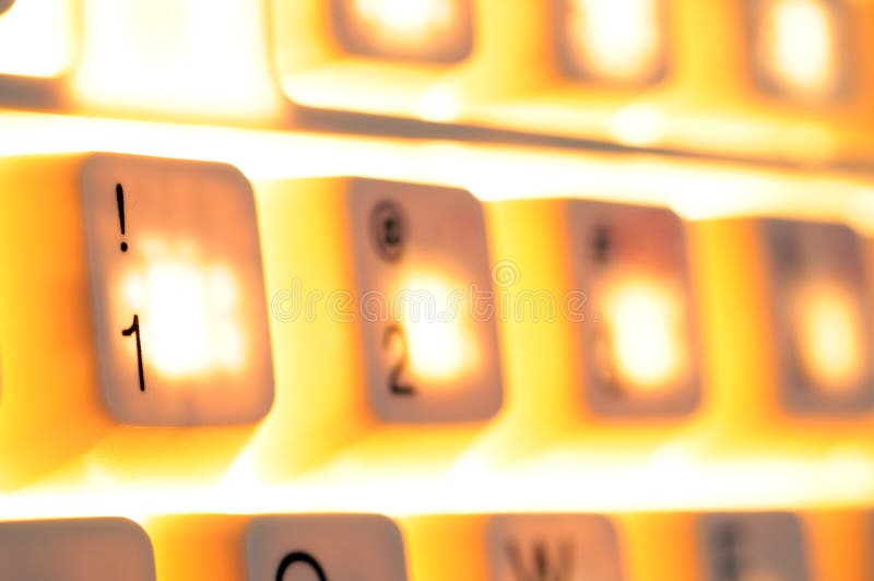 Lighting Keyboard Picture. Image: 8229443