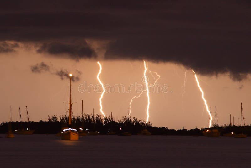 Lighting in keys west stock image. Image of lighting - 15025247