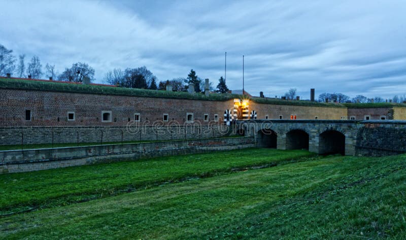 Lighting of Lamp on the Door of Fort Stock Photo - Image of nature ...