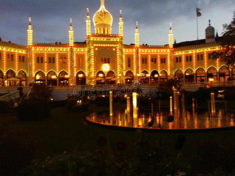Historic Building with Lighting Stock Image - Image of building, mosque ...
