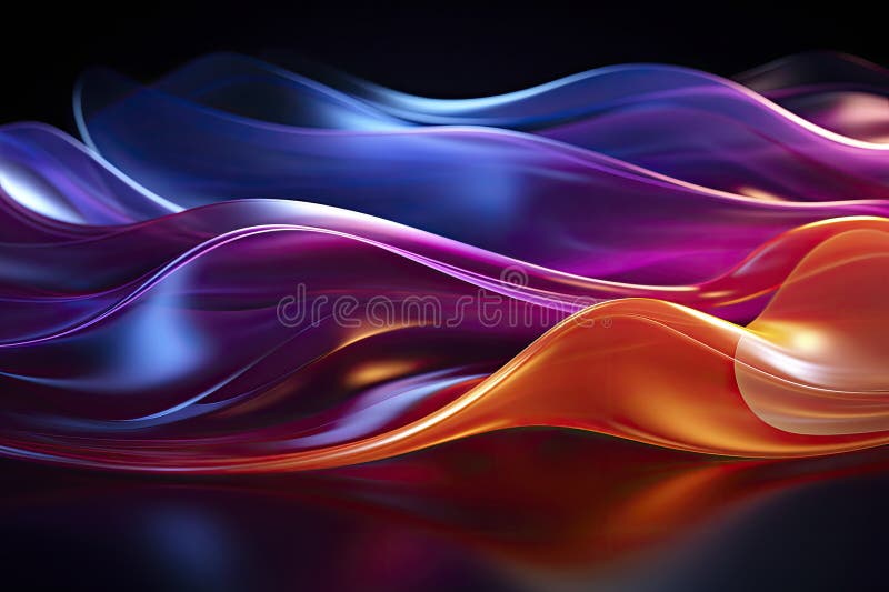 Lighting Motion Blur Abstract Waves Colorfull Background Stock ...