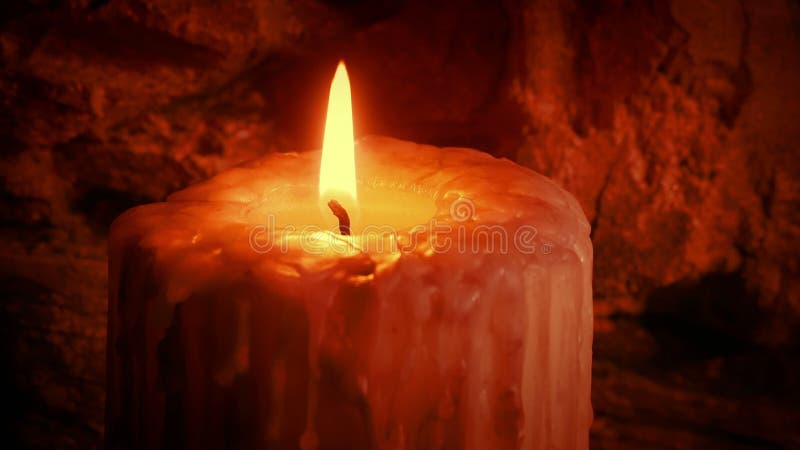 Lighting Old Candle in Medieval Setting Stock Footage - Video of ...
