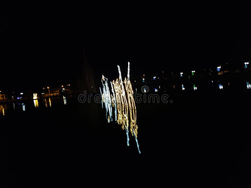 Lighting Over Inhospitable Lagoon Stock Photo - Image of beautiful ...