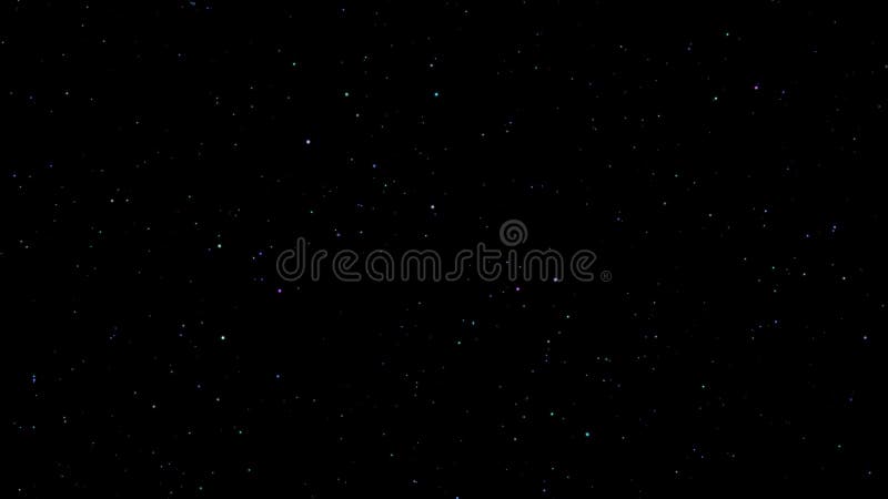 Lighting Particles Overlay Black Screen Blue Dots Lights Loop Animation ...