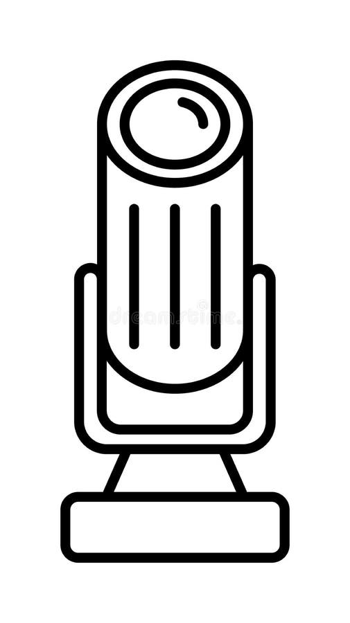 Lighting, Party, Spotlight Vector Icon on Transparent Background ...