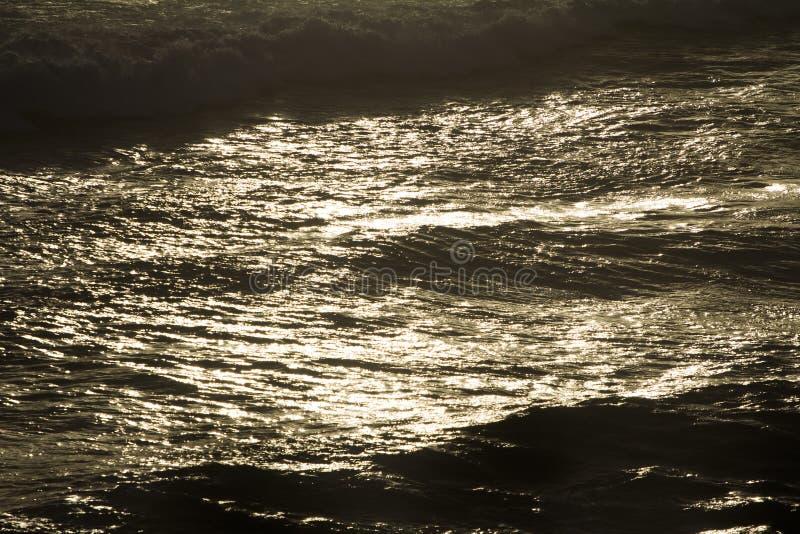 The Lighting in the Sea, Wave Water Shadow of Light Reflection ...