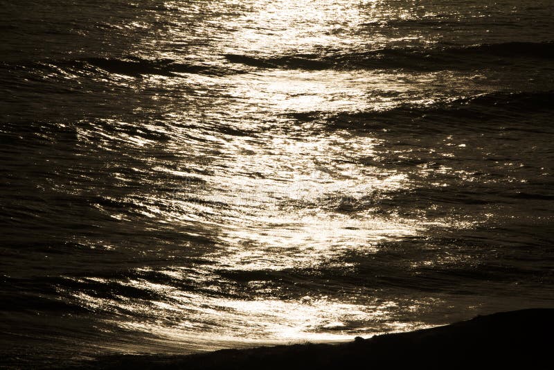 The Lighting in the Sea, Wave Water Shadow of Light Reflection ...