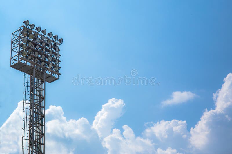 Spotlight Tower with Sky / Spotlight Tower / Spotlight Tower with Blue ...