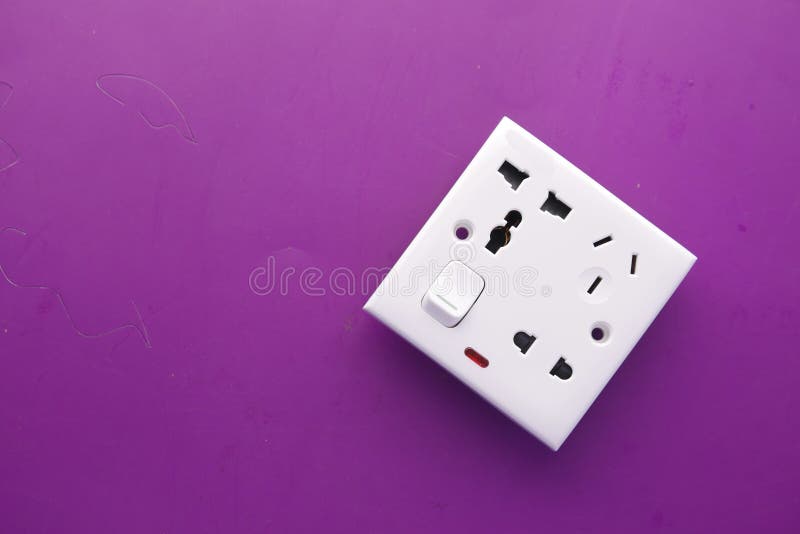 A Lighting Switch on Table Top View Stock Photo - Image of light, copy ...