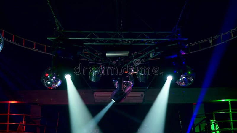 Lighting System for the Dance Floor in a Nightclub. Stock Video - Video ...