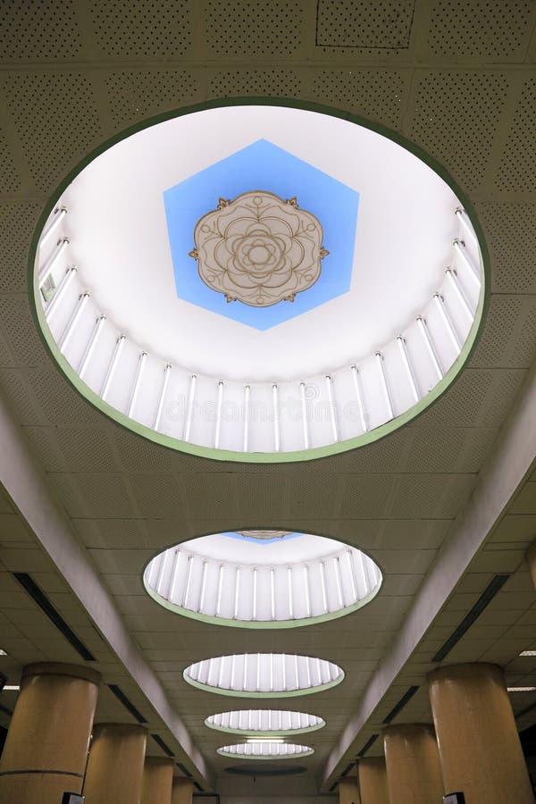 Lighting System at the Top of Building Stock Photo - Image of lighting ...