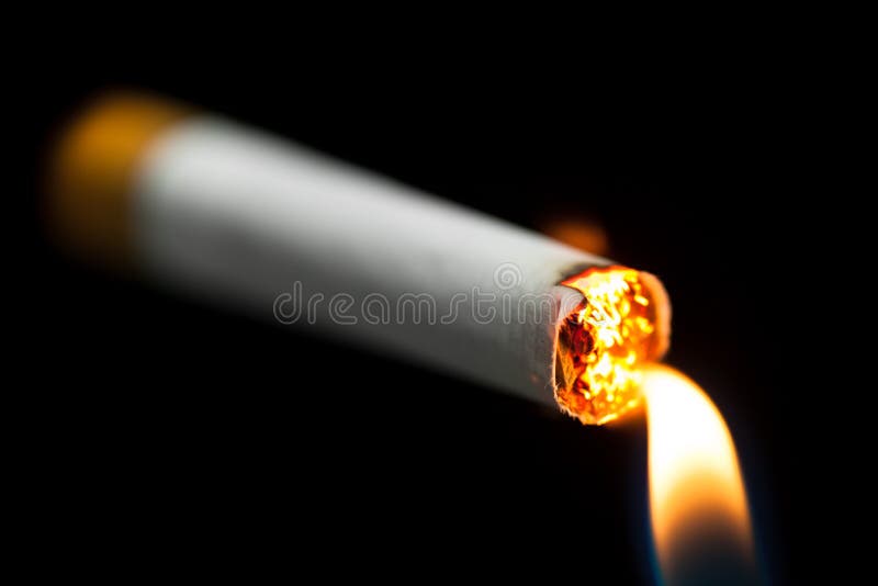 Cigarette lighting stock photo. Image of habbits, life, lighting - 2468
