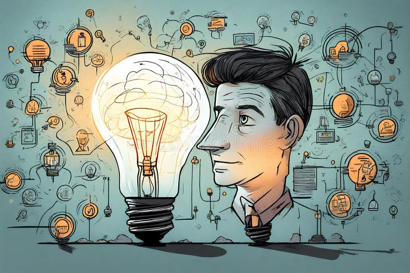 Lightbulb Insights Stock Illustrations – 169 Lightbulb Insights Stock ...