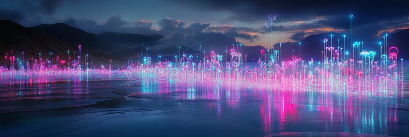 Lighting Up the Night Sky with Dazzling Fireworks Stock Image - Image ...