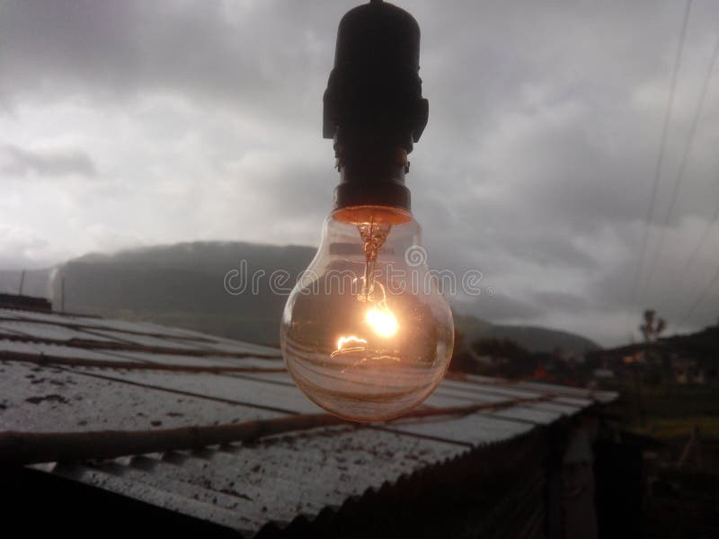 Lighting in village stock image. Image of neat, lamp - 156239805