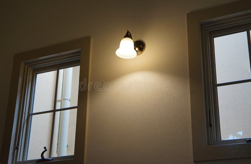 Room lights stock photo. Image of lighting, wall, room - 208573704