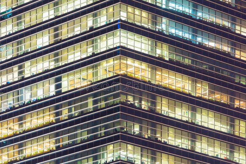 Windows of Skyscraper Business Office, Corporate Building Stock Image ...