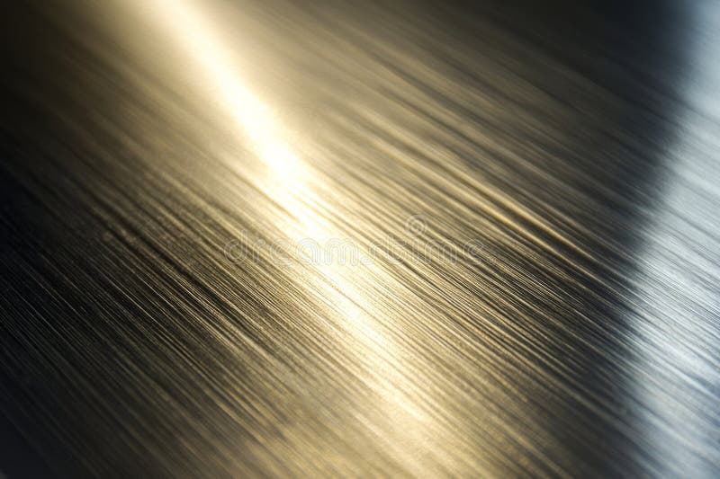A Lightly Brushed Stainless Steel Background with Subtle Horizontal ...