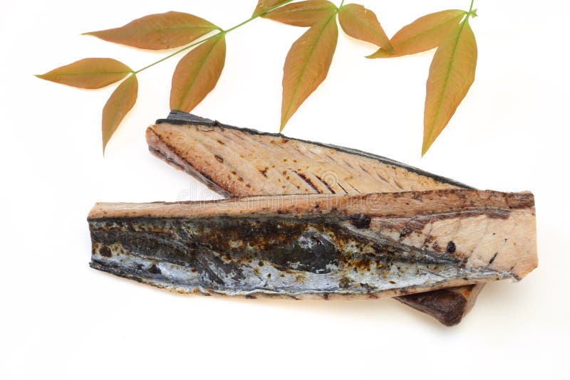 Lightly Roasted Bonito with Leaf Stock Image - Image of cuisine ...