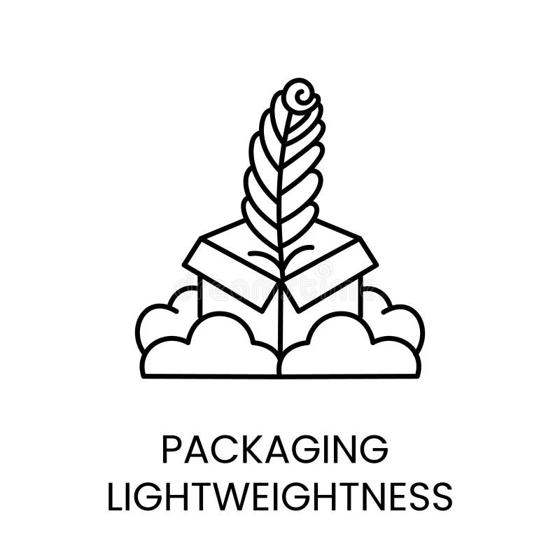 Lightness Line Icon in Vector with Editable Stroke for Packaging Stock ...