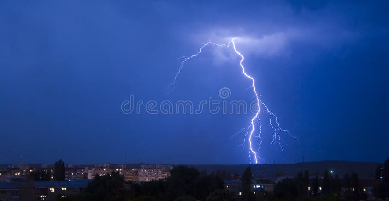 Lightning stock image. Image of night, scene, scenery - 1218153