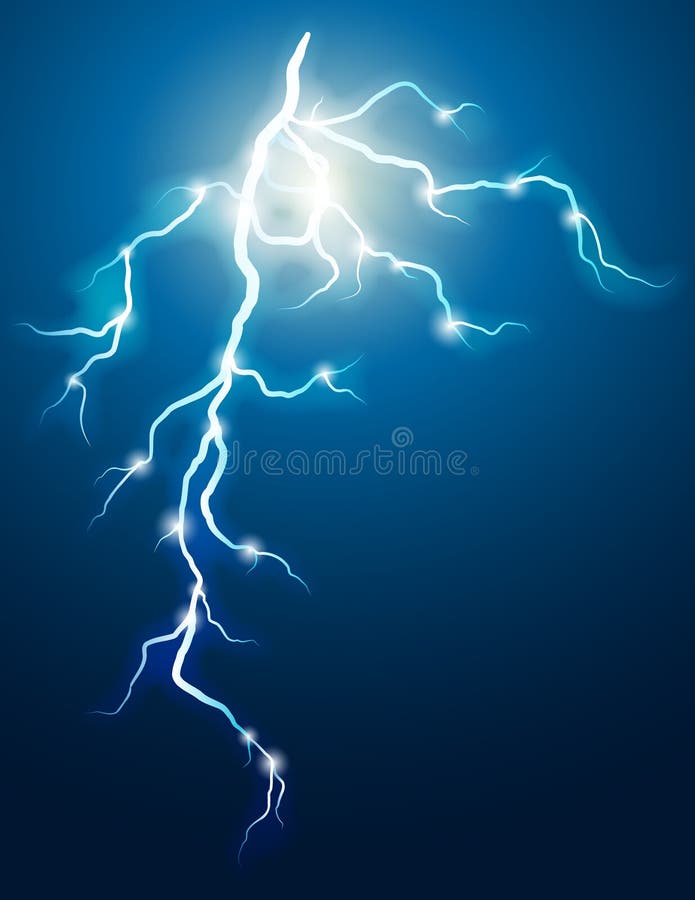 Lightning stock vector. Illustration of illuminated, power - 14033755