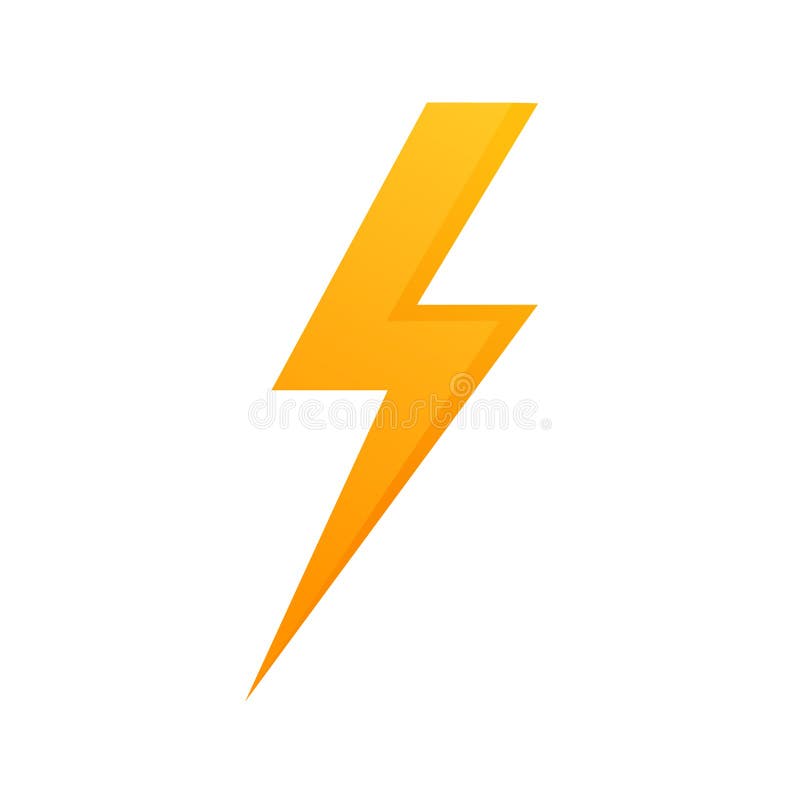 Lighting Flash Icon Isolated. Stock Vector - Illustration of discharge ...