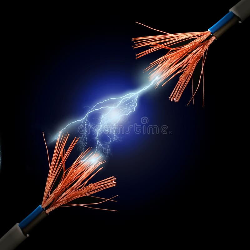 Lightning. stock photo. Image of power, electricity, shock - 18113450