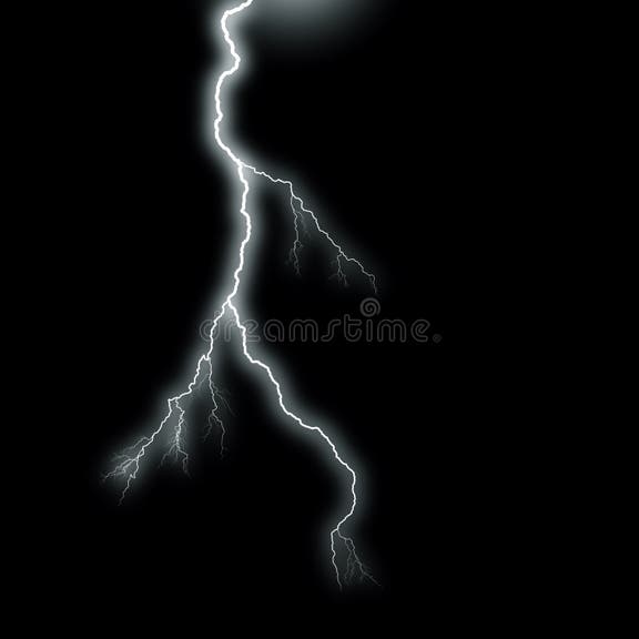 Lightning Thunder Cloud Explosion Background Stock Illustrations ...
