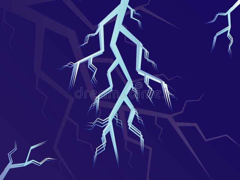 Lightning stock illustration. Illustration of crackle - 3706917